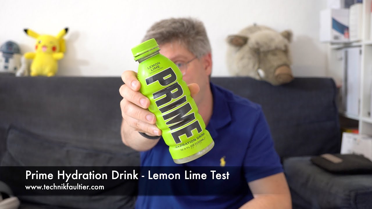 Prime Hydration Drink - Lemon Lime Test - YouTube