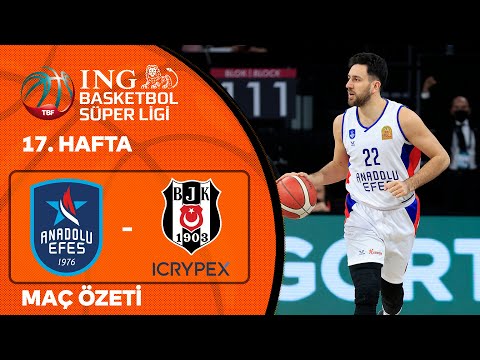 BSL 17. Hafta Özet | Anadolu Efes 87-72 Beşiktaş Icrypex