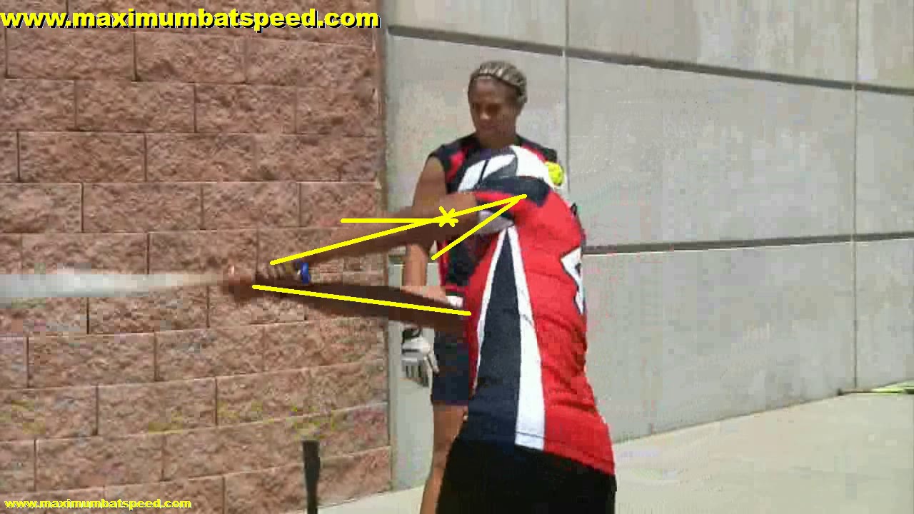NPF Softball-Contact Extension Tee Drill For An Elite Swing - YouTube