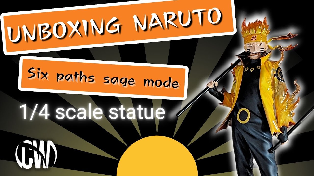 UNBOXING Naruto 🍥 Six Paths Sage Mode CW Studio 1/4 - YouTube