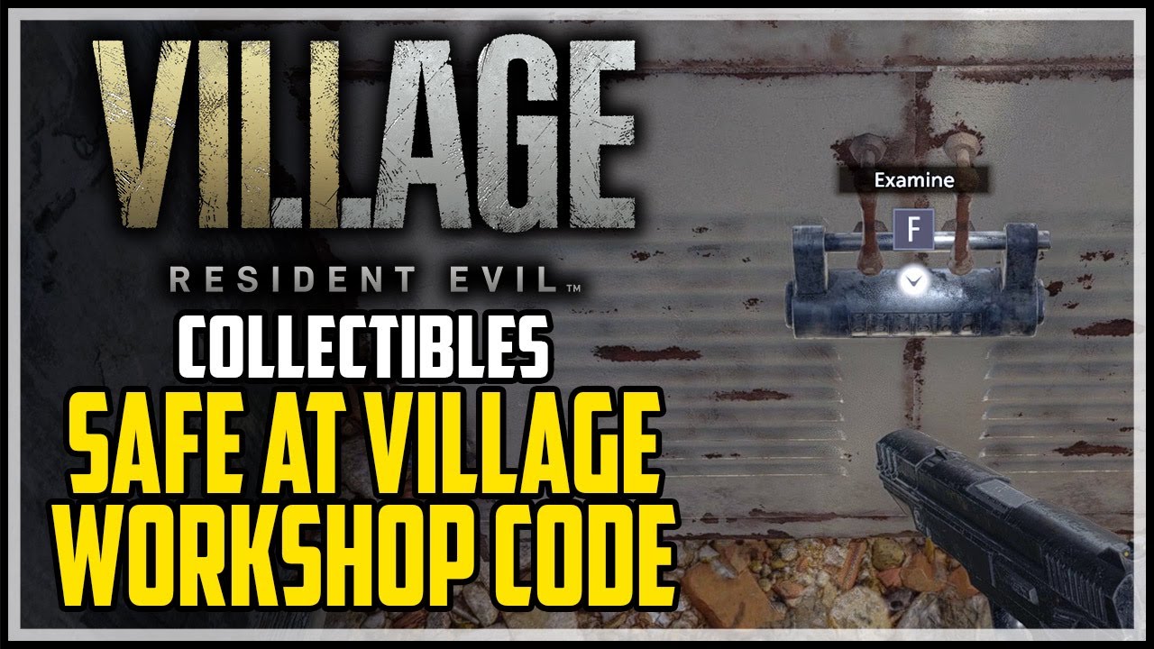 Resident Evil 8 Village Workshop Safe Code - YouTube