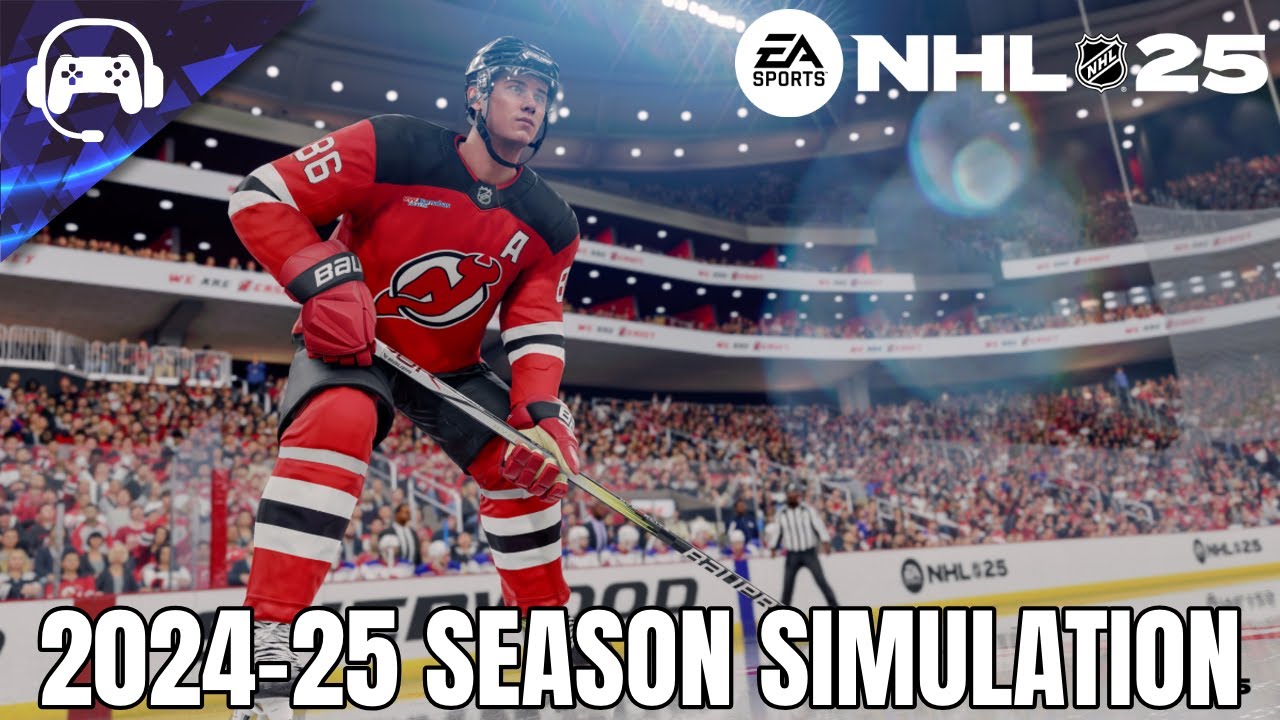 2024-25 NHL SEASON SIMULATION | NHL 25 - YouTube