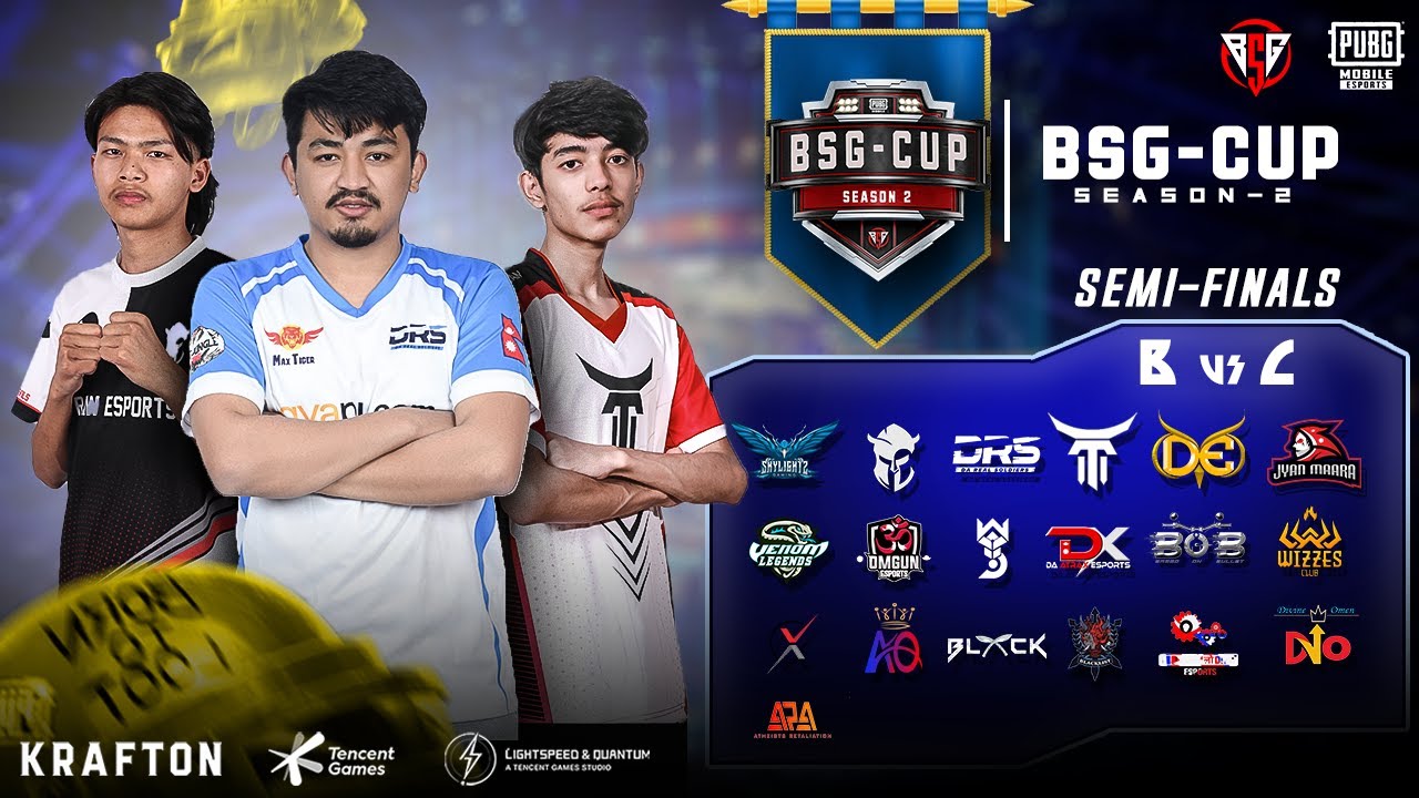 BSG-CUP Season 2 || SEMI-FINALS (B VS C) || BAKSAJ GAMING || #DRS #RAW ...