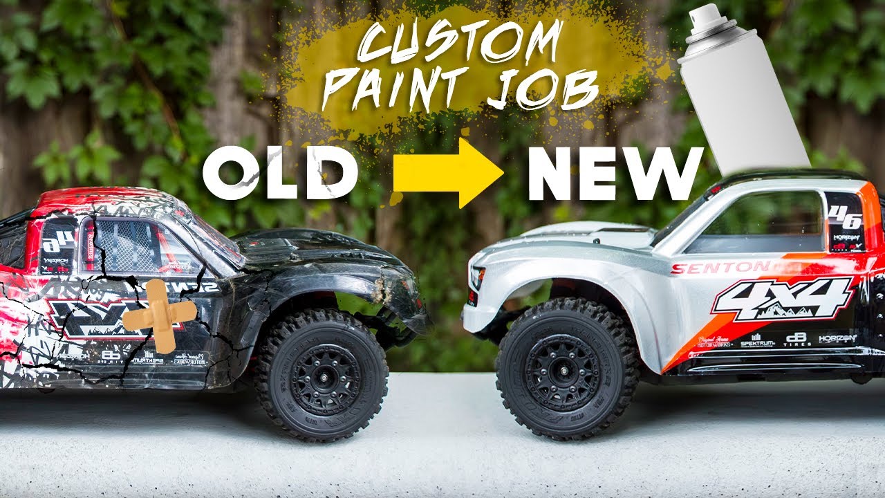 I Custom Painted a NEW Arrma Senton Body - YouTube
