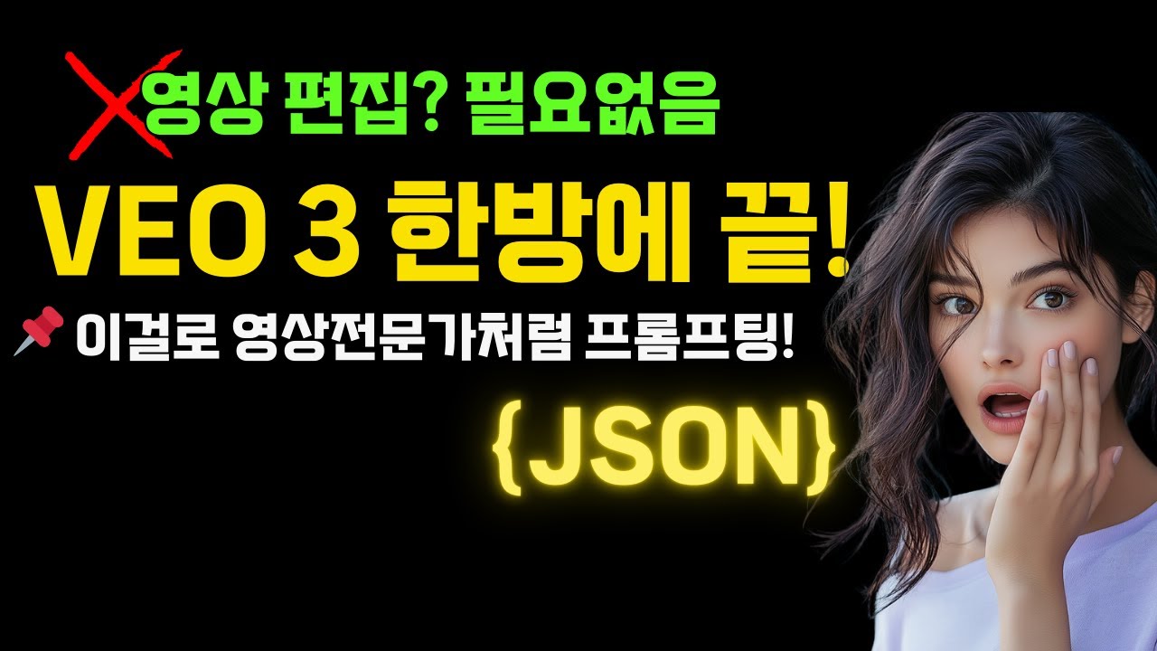 Google Veo 3 전문가 모드 JSON 프롬프트 정복하는 꿀팁 유일한 GPTs 제공 ㅣ 챗gpt강사 정옥선 - YouTube
