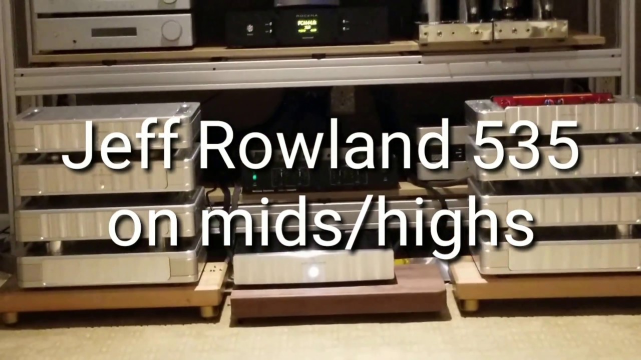 Jeff Rowland 535 amp for test run of Room Flip - YouTube