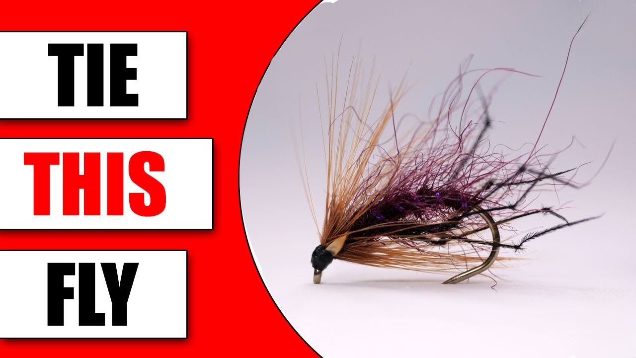Fly Tying - Claret Hopper - YouTube