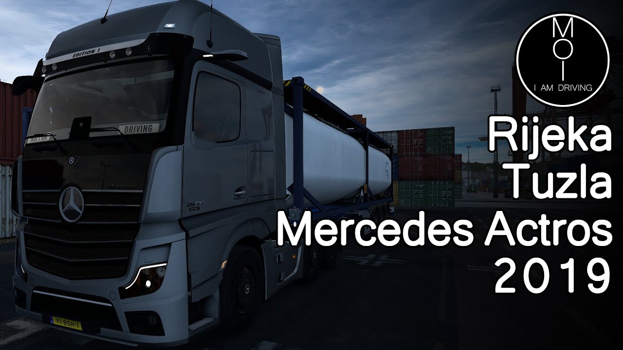 Rijeka (HR) to Tuzla (BIH) - Sulphuric Acid - Mercedes Actros 2019 ...