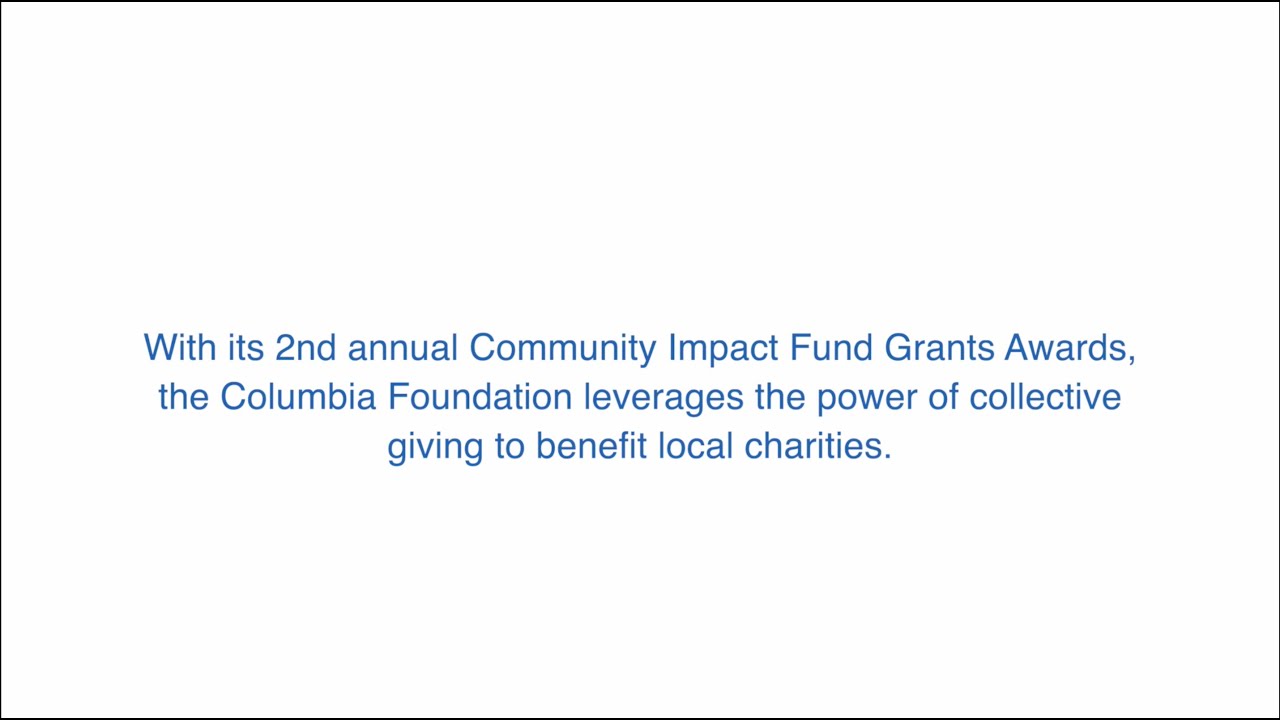 2023 Community Impact Grant Awards Ceremony - YouTube