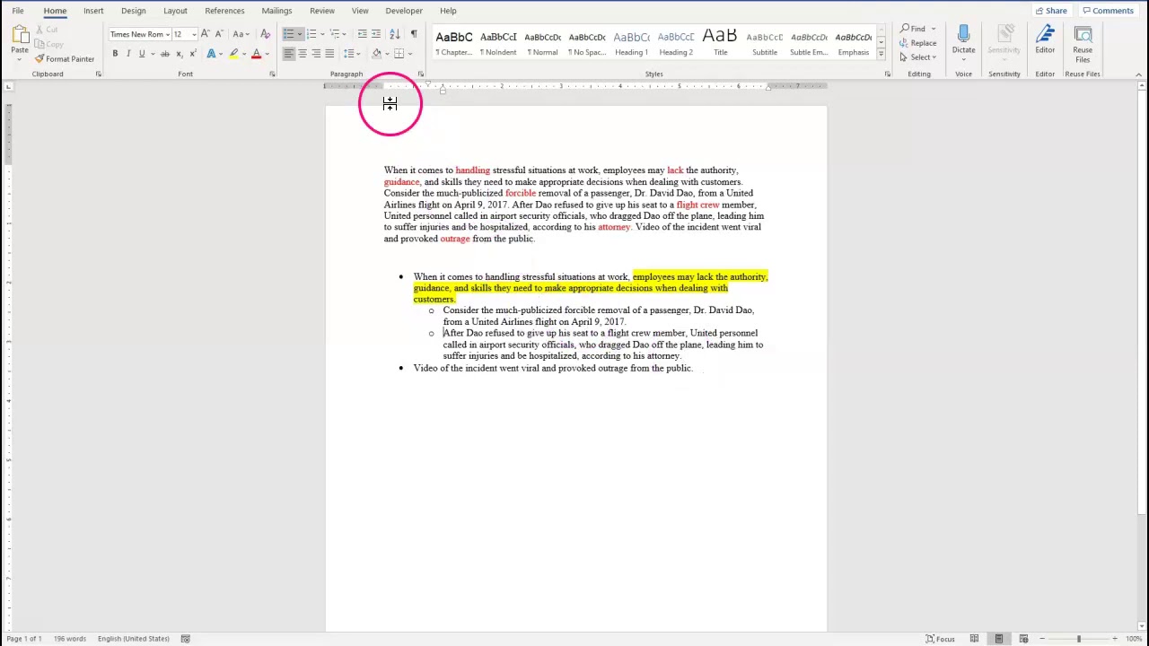 How to make notes from a paragraph (AEB) - YouTube