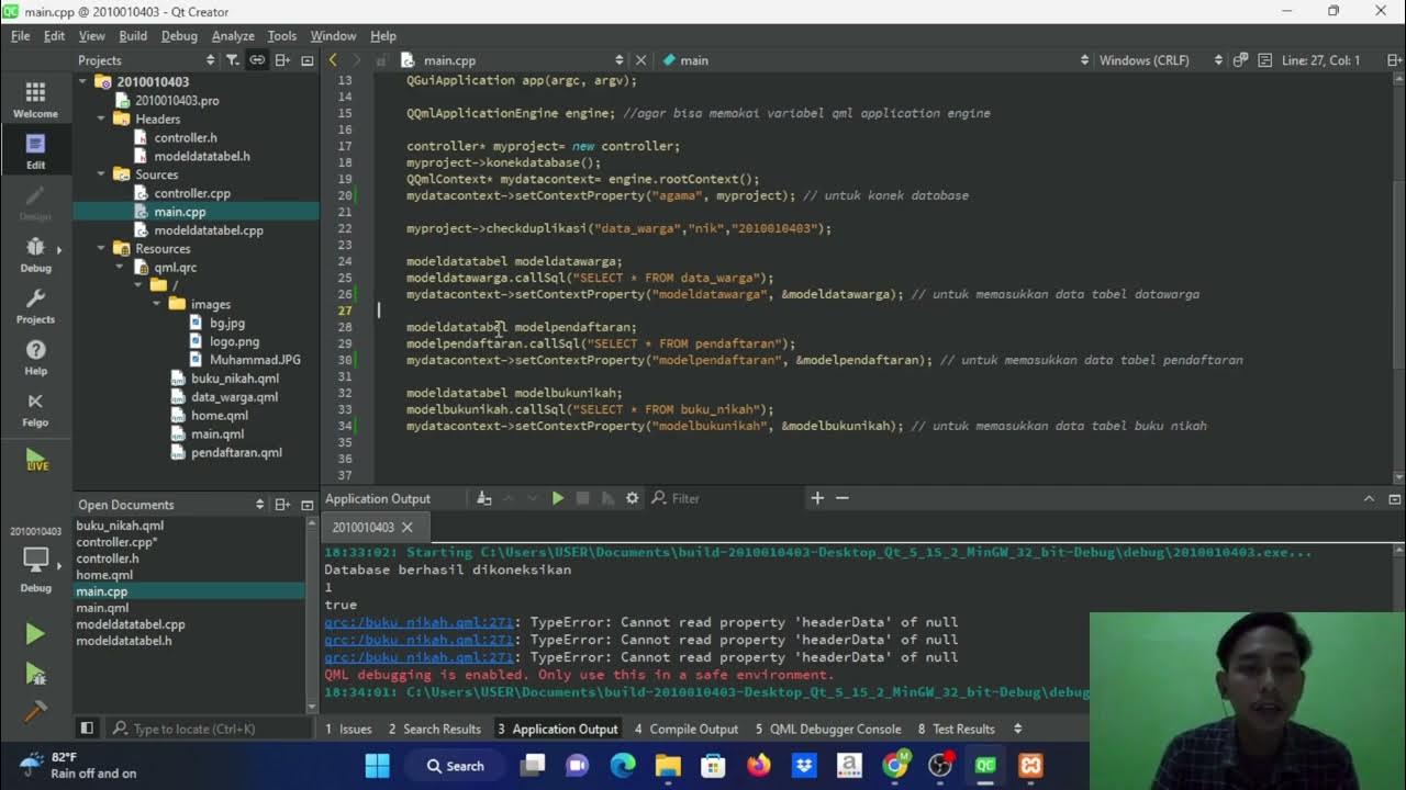 Project Sederhana - YouTube