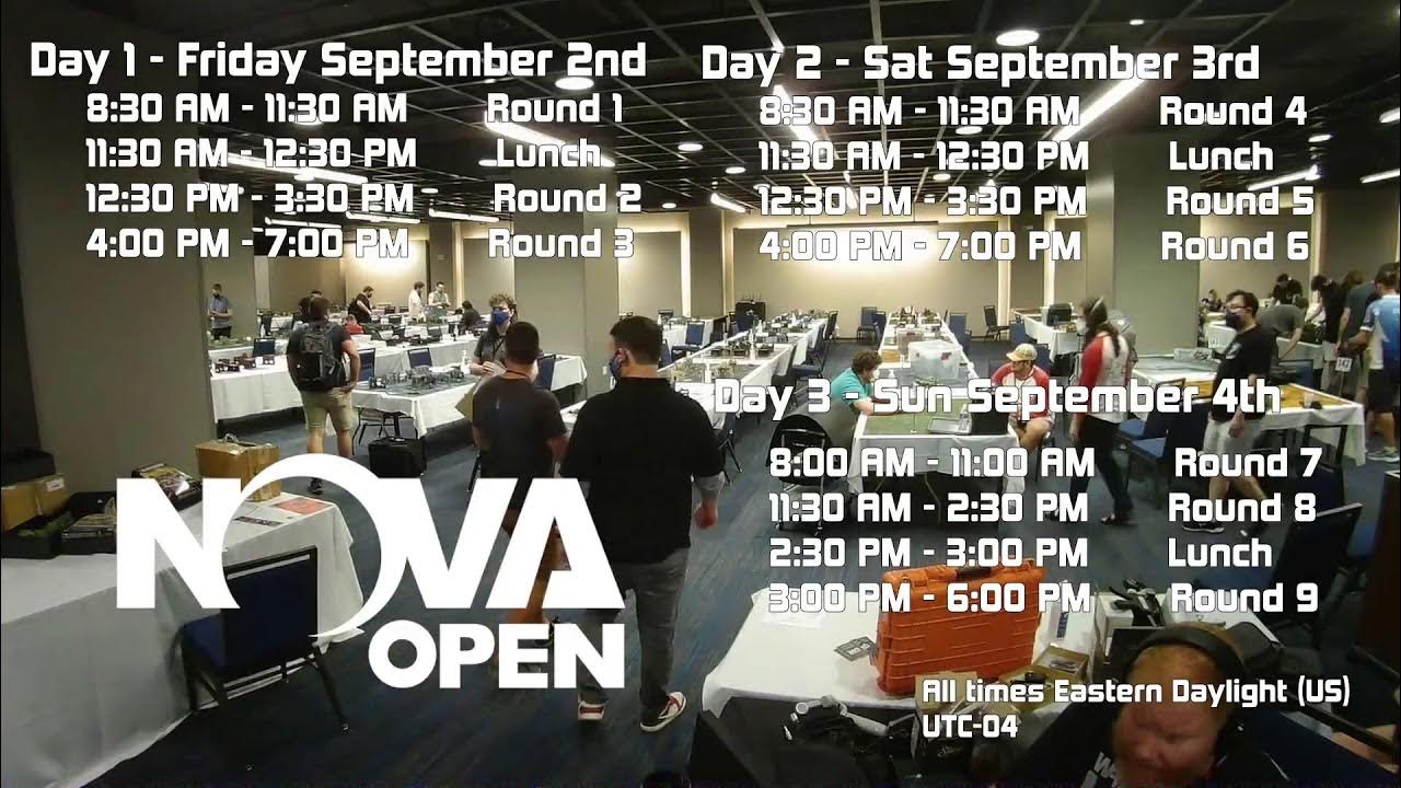 NOVA Open 2022 GT Warhammer 40k Tournament Day 2 - YouTube