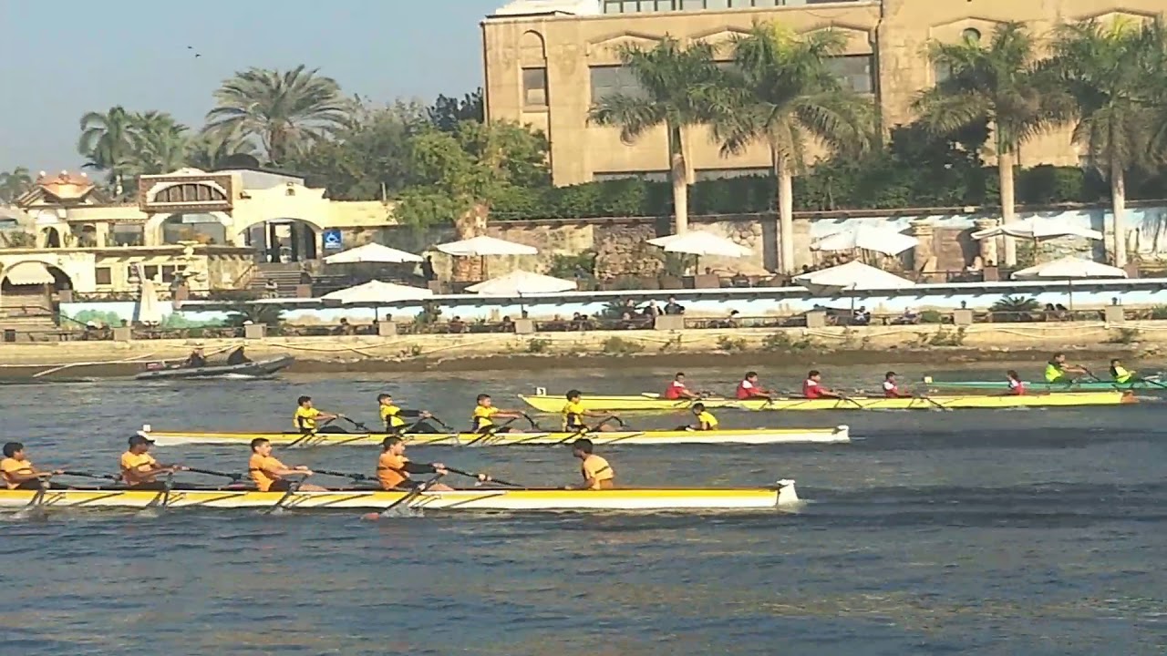 Under 14 4x+ at Cairo rowing national championship - YouTube