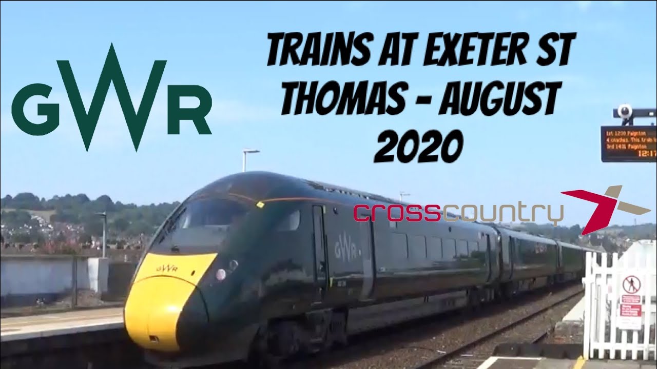 Trains at Exeter St Thomas / August 2020 - YouTube