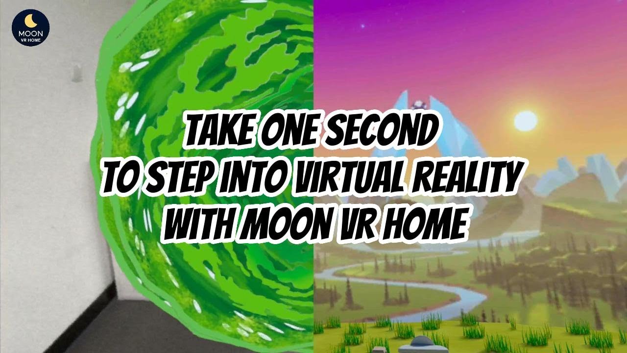 Take one second to step into virtual reality with Moon VR Home!! #vr # ...
