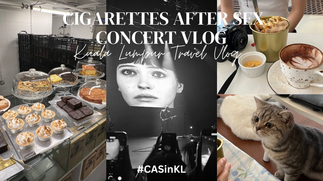 CAS CONCERT + KL VLOG #2 || cafe hopping, rexkl, thrifting & more ...