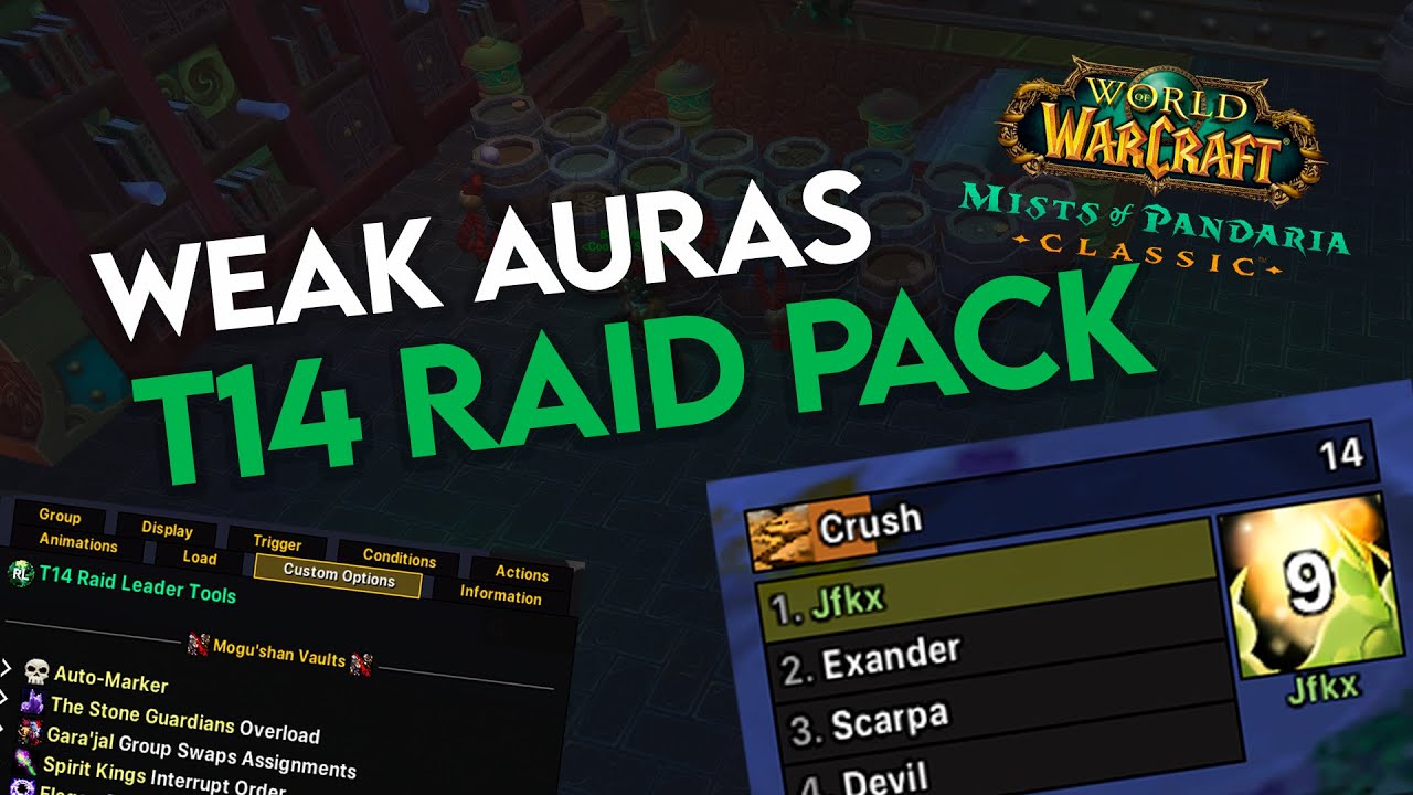 MOP T14 RAID WEAK AURAS PACK - YouTube