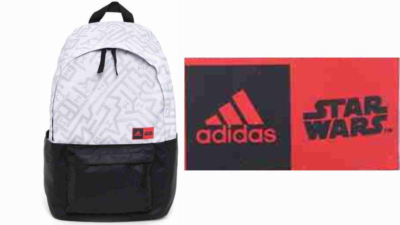 Backpack adidas Star Wars printed Junior backpack - YouTube