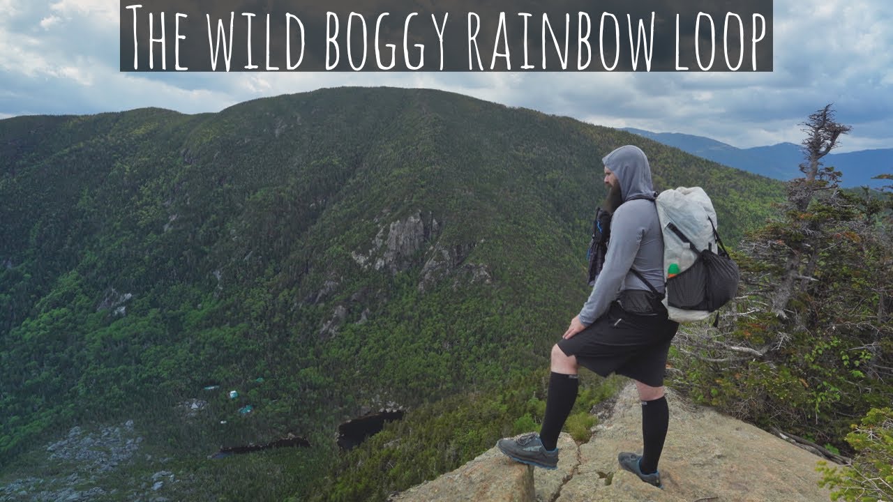 Solo Overnight Hike | The Wild Boggy Rainbow Loop | Carter Dome ...