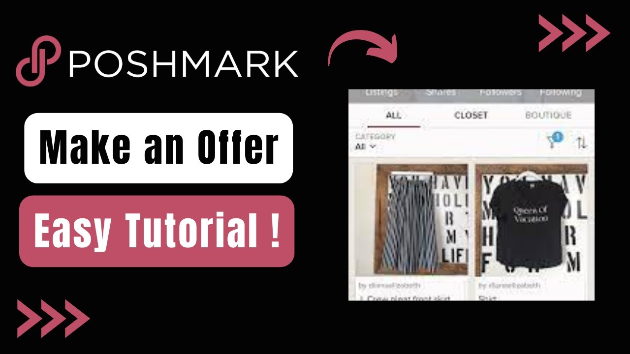 How to Make an Offer on Poshmark ! - YouTube