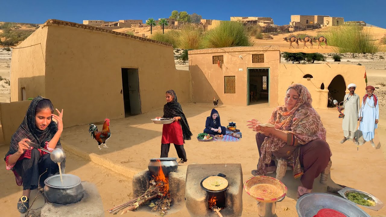 Traditional Village Women Life Pakistan | Cooking Traditional Food ...