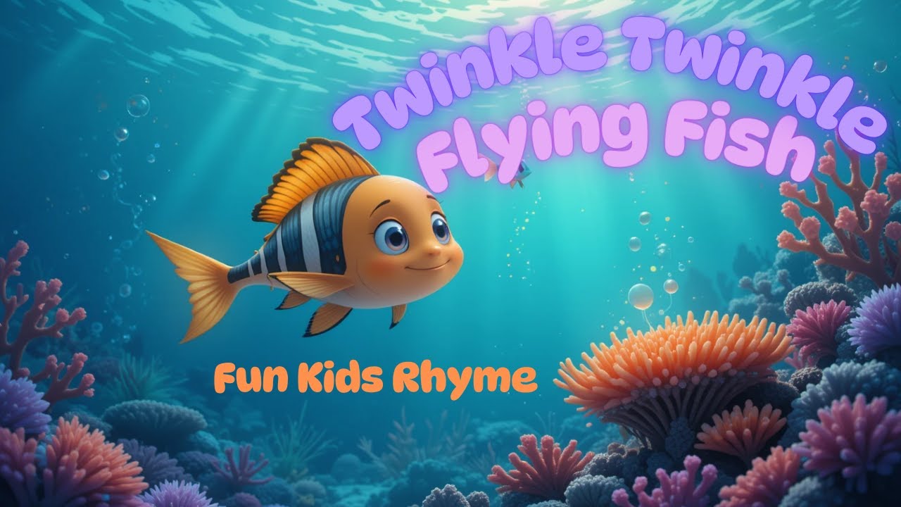 Twinkle Twinkle Flying Fish | Fun Kids Rhyme & Sing-Along Song! # ...