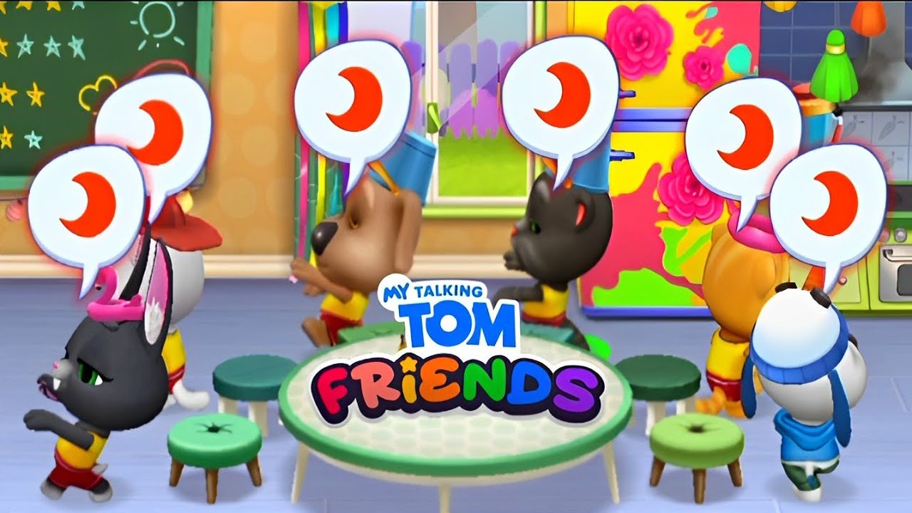 🌈💥🌿😪💤 Sleepy Day💤😪🌿😴BooBooS are lazy🌿💥😪My Talking Tom Friends Gameplay ...