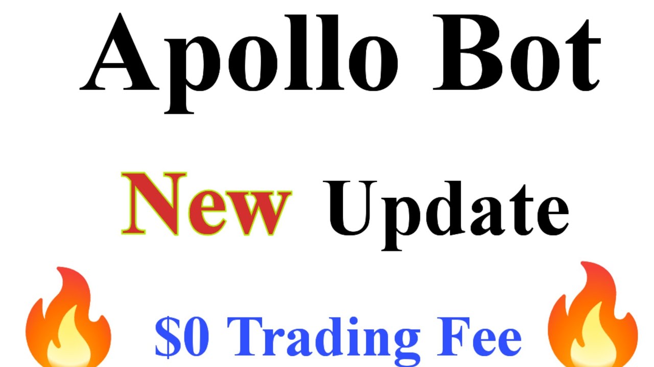Apollo bot New update 0 trading gas fee for 18days only - YouTube