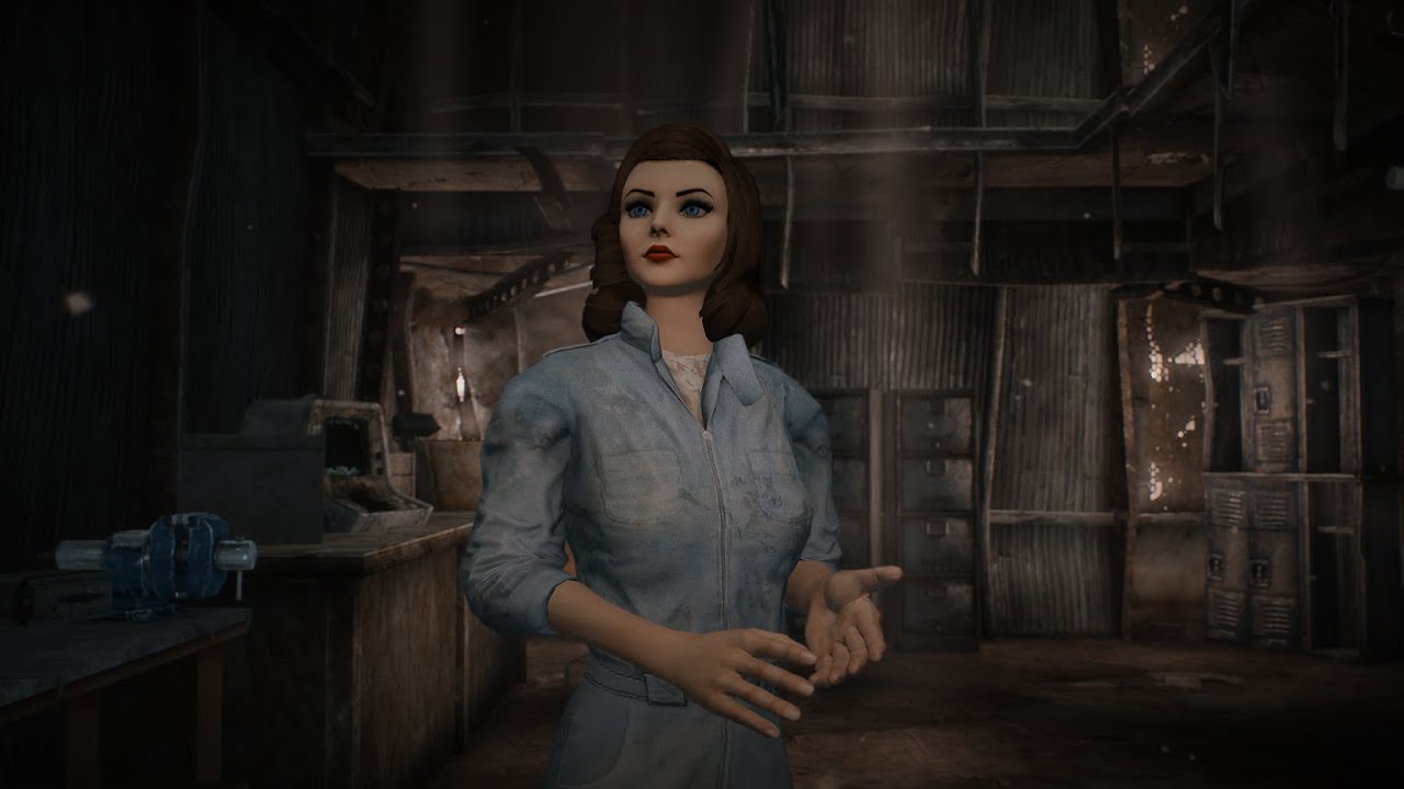 Bioshocky Moira Brown (Elizabeth Race Mod For Fallout 3 TEST) - YouTube