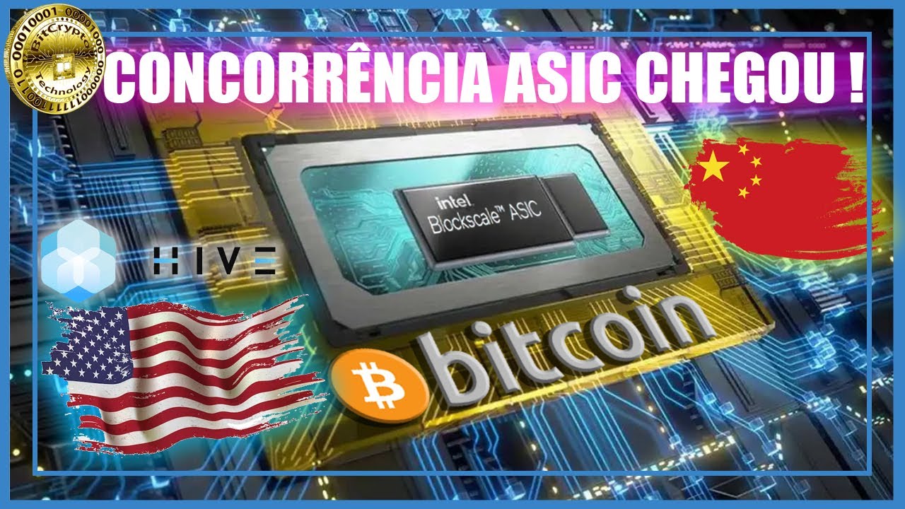 BITCOIN AGORA MINERADO PELAS ASICs INTEL BY HIVE - YouTube