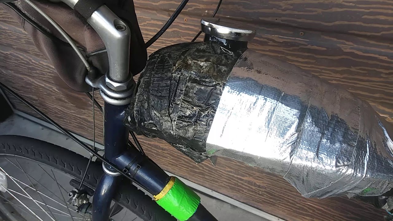 Upgraded gas tank motorized bicycle - YouTube