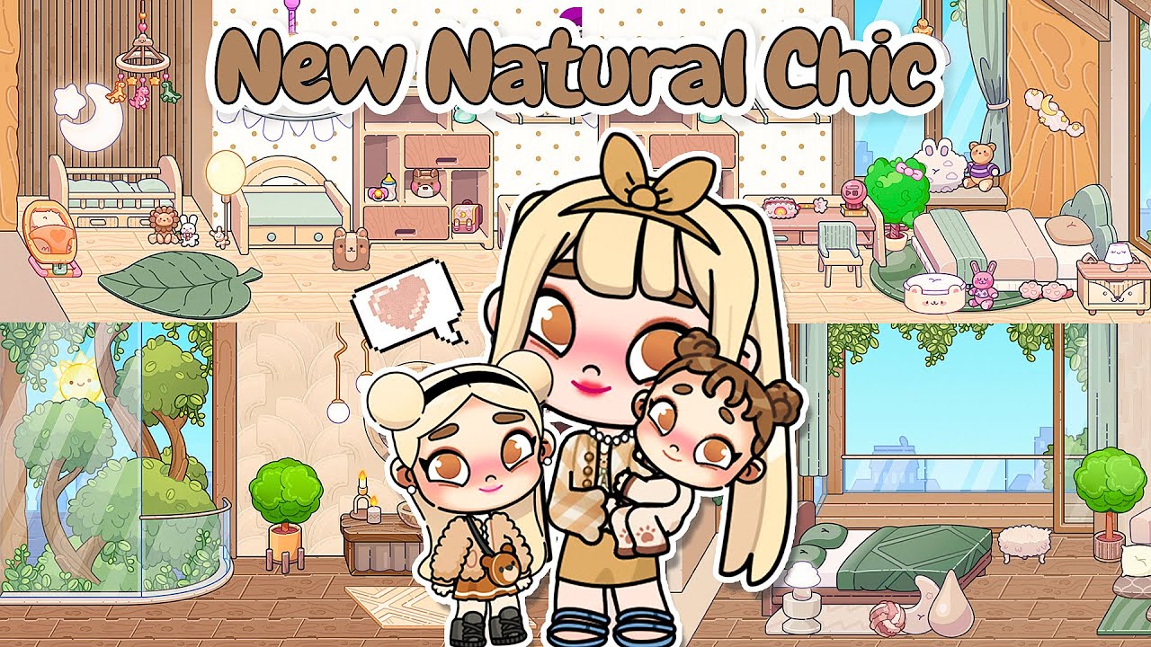 NEW Aesthetic FREE NATURAL CHIC HOUSE MAKER |AVATAR WORLD House Ideas ...