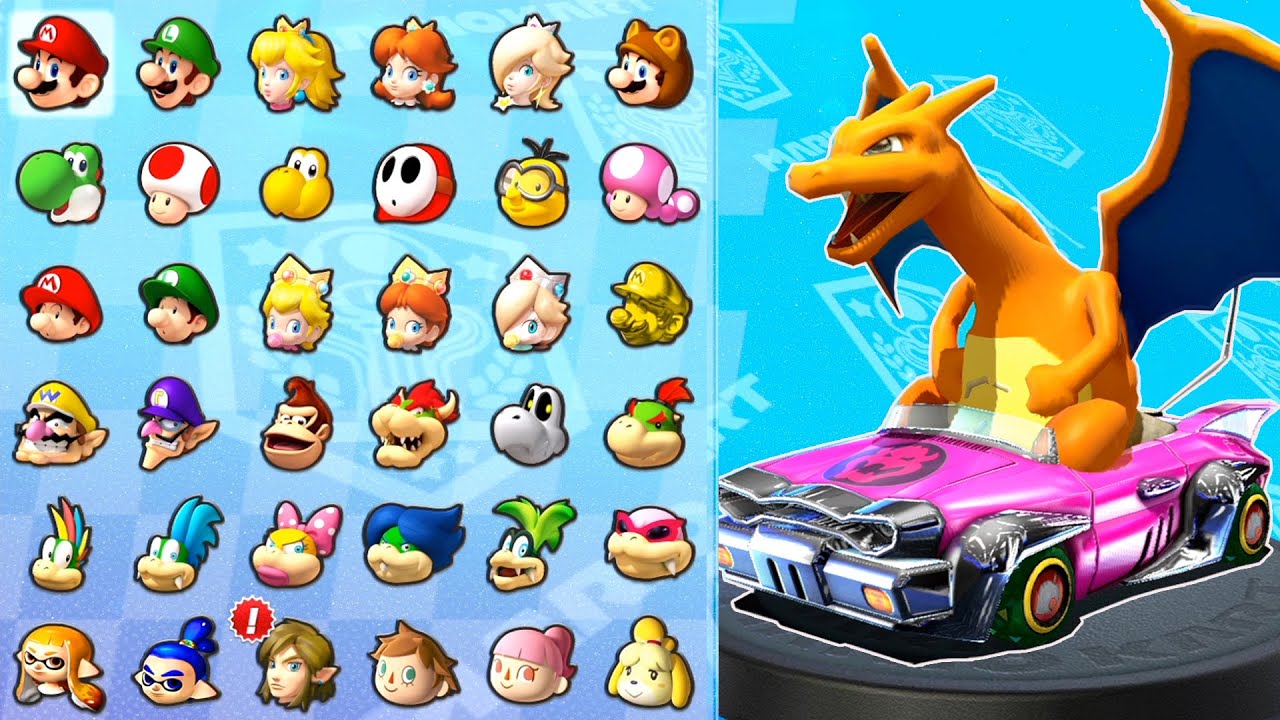 Mario Kart 8 Deluxe - Charizard in Shell Cup 150cc - Epic Battle - YouTube