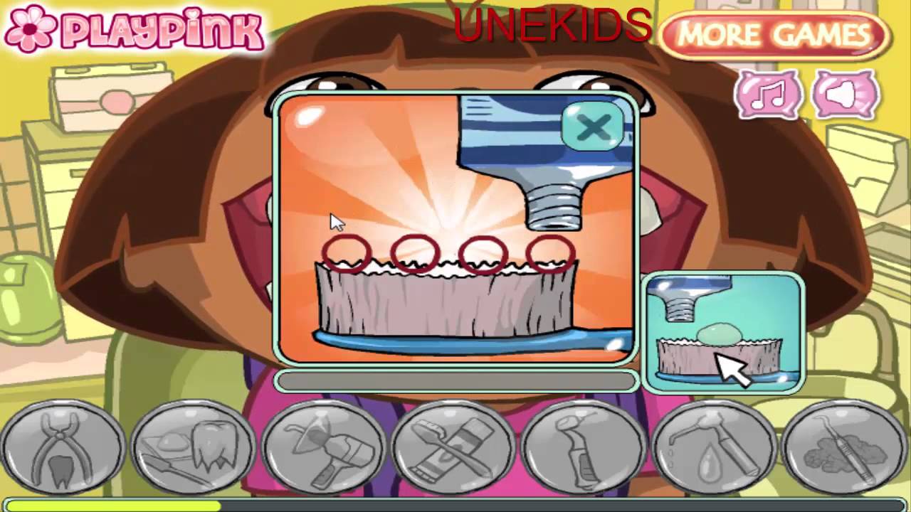 Dora At The Doctor - Dora The Explorer Game For Children - Dora Game ...