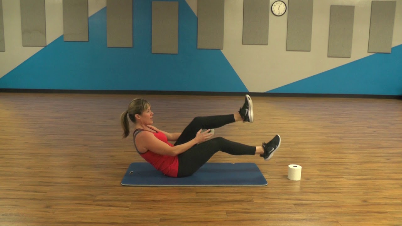 Total Body Workout Using Toilet Paper Rolls - YouTube