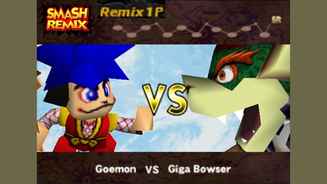 Smash Remix | Remix 1P Gameplay (#34) Goemon - YouTube