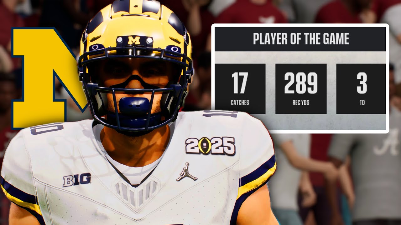 The End Of My Career With Michigan? | CFB 25 Road To Glory - YouTube