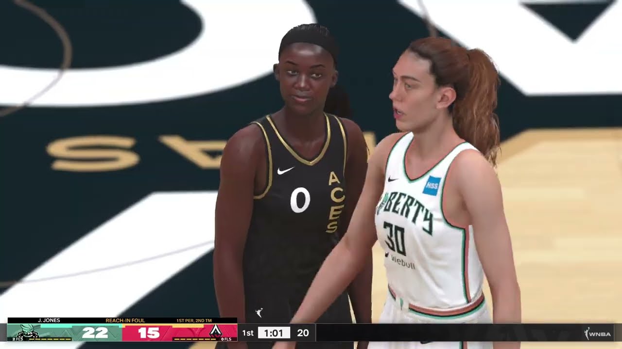 Play Now Online WNBA 2k24 Breanna Stewart is dominating 50 points Game ...
