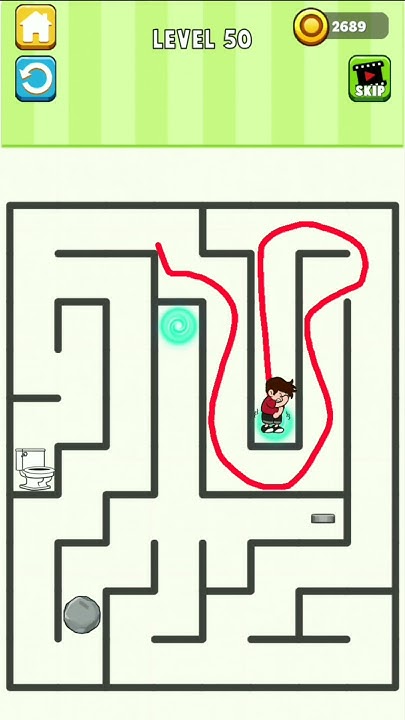 Maze Escape Toilet rush Game - YouTube