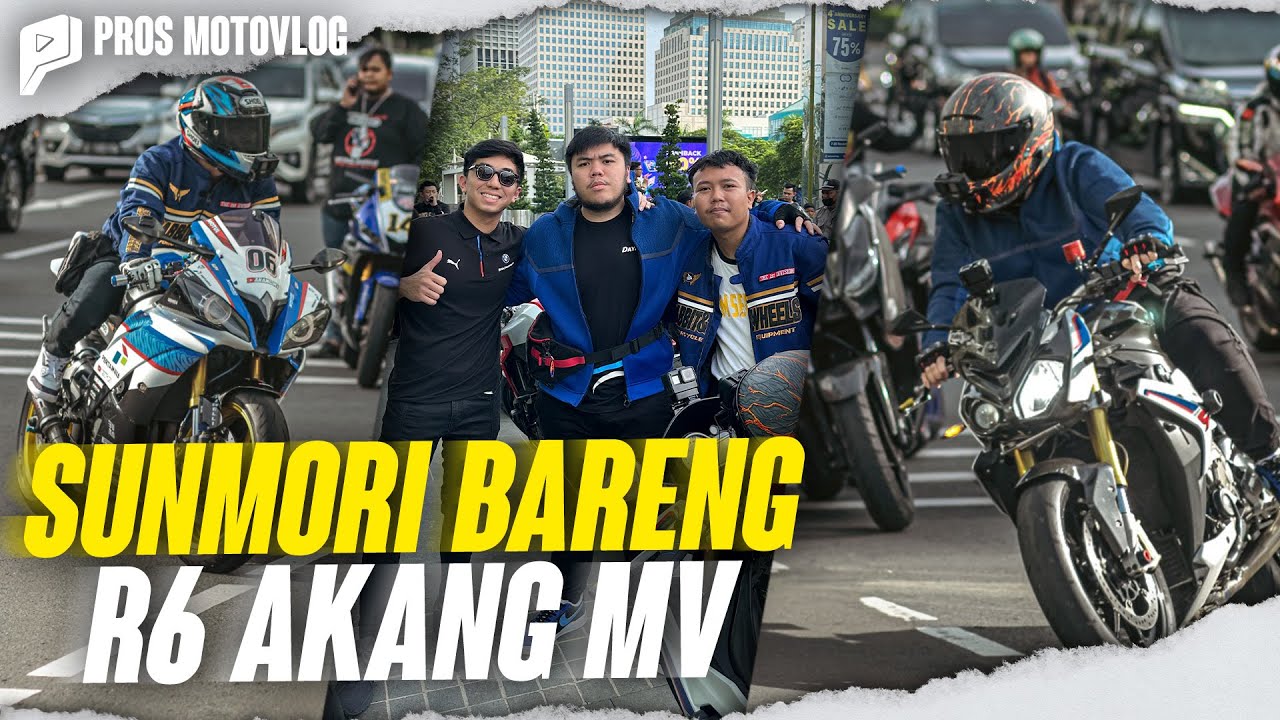 Sunmori ketemu Akang MV DI SENCY!! Bawa GEYA!? - PROS MOTOVLOG - YouTube