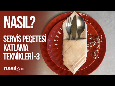 Fırfır Etekli Peçete Modeli Nasıl Yapılır? Servis Peçetesi Katlama Teknikleri -3 #peçete #sofra
