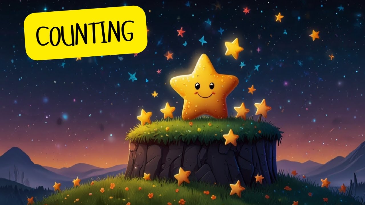 Counting to 10 | Counting stars | Kids rhymes song - YouTube