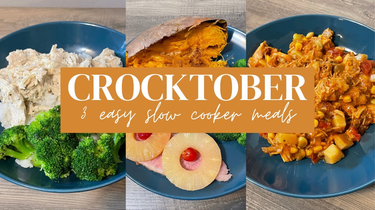 CROCKTOBER 2023 | EASY SLOW COOKER MEALS - YouTube