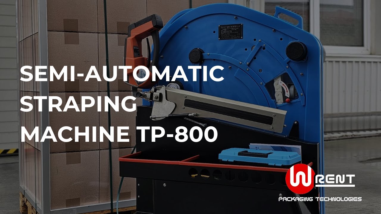 TP 800 – Efficient and ergonomic pallet strapping 📦🔗 | W RENT - YouTube