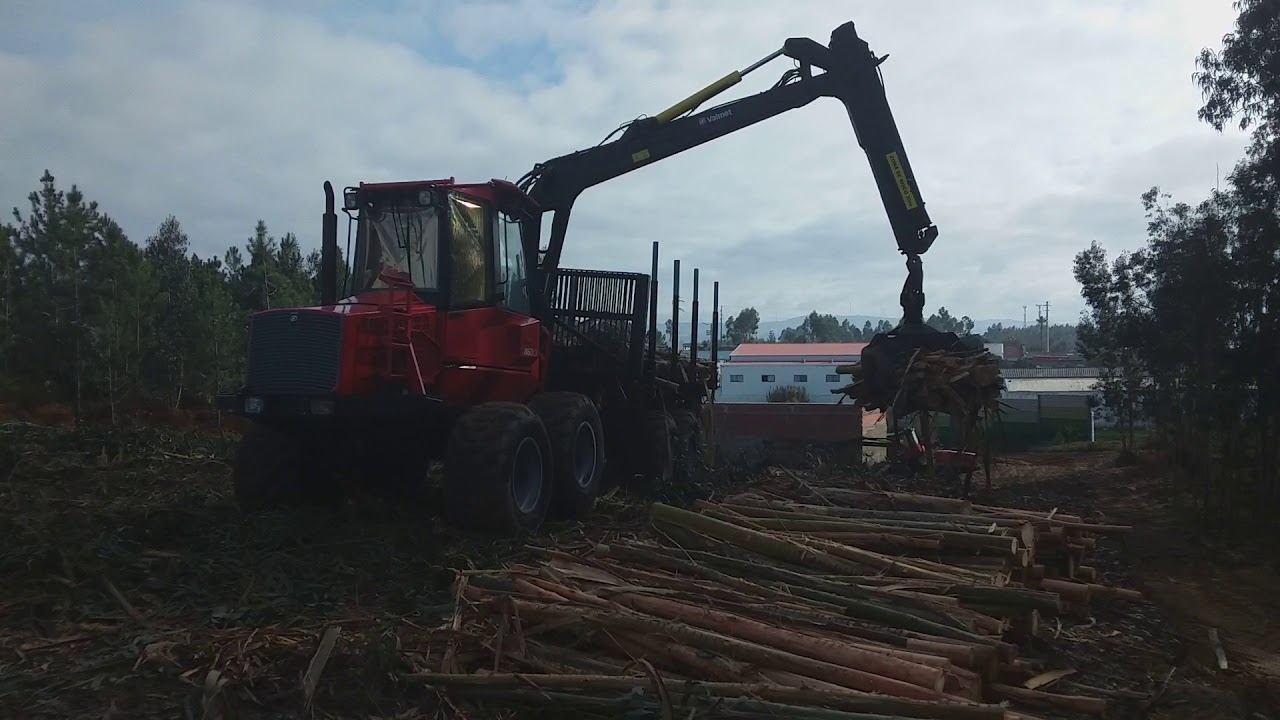 Forwarder Valmet 860.3 for sale - YouTube
