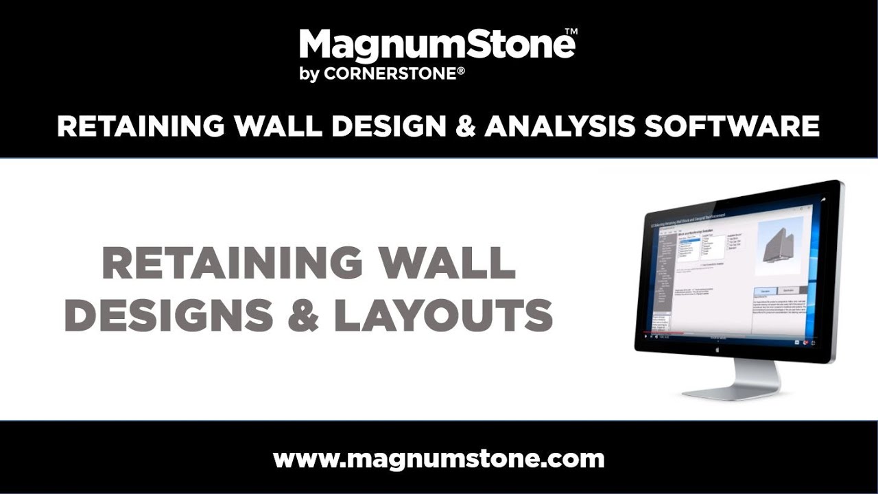MagnumStone REA Wall Design & Analysis Software Tutorial - Part 3 ...