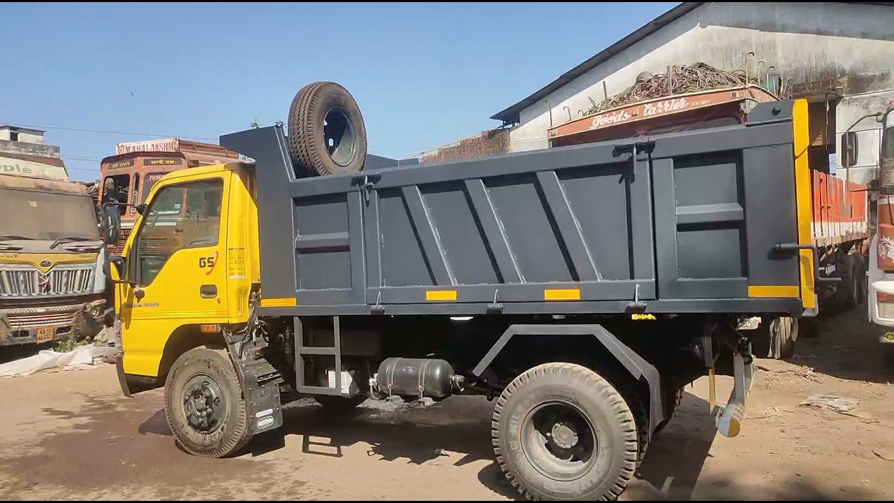 SML SAMRAT GS TIPPER BODY WORK IN MANGALORE - YouTube
