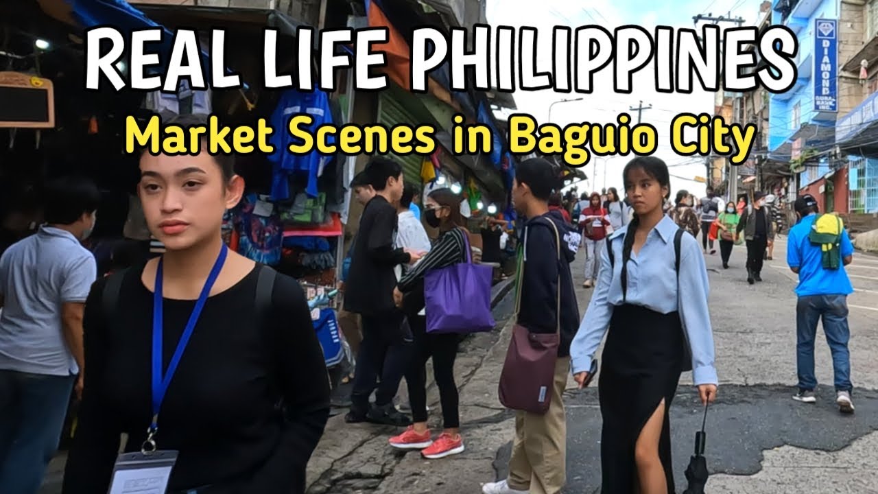 A MORNING WALK TOUR TO SEE THE REAL BUSY LIFE IN PUBLIC MARKET OF BAGUI ...
