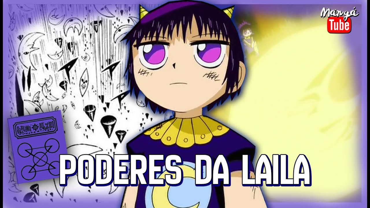 TODOS OS PODERES DA LAILA - KONJIKI NO GASH BELL (ZATCH BELL) - YouTube