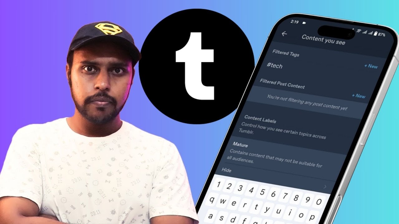 Content tag filter in tumblr - YouTube